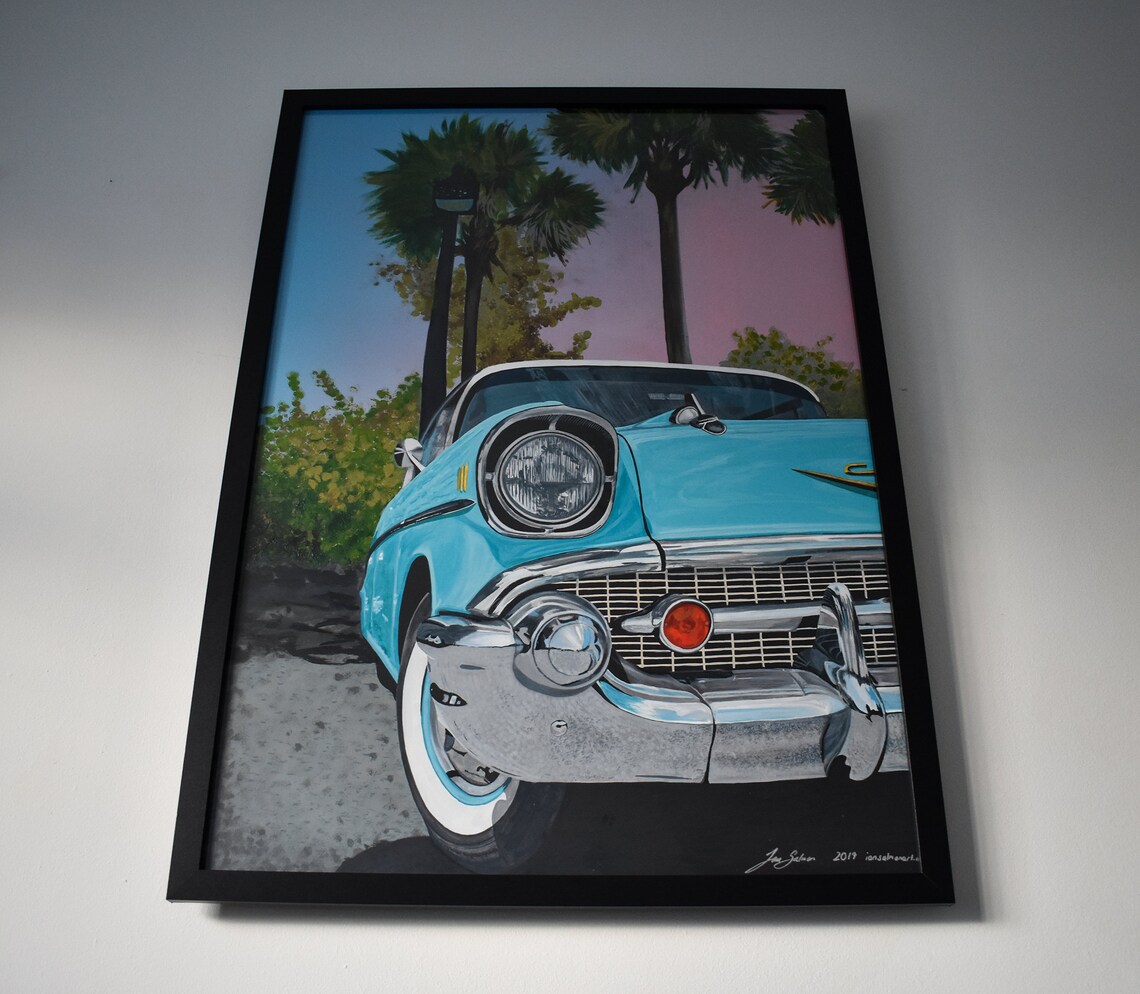 1957 Chevrolet - Limited Edition Print. 1957 Chevrolet Poster, 57 Chevy ...