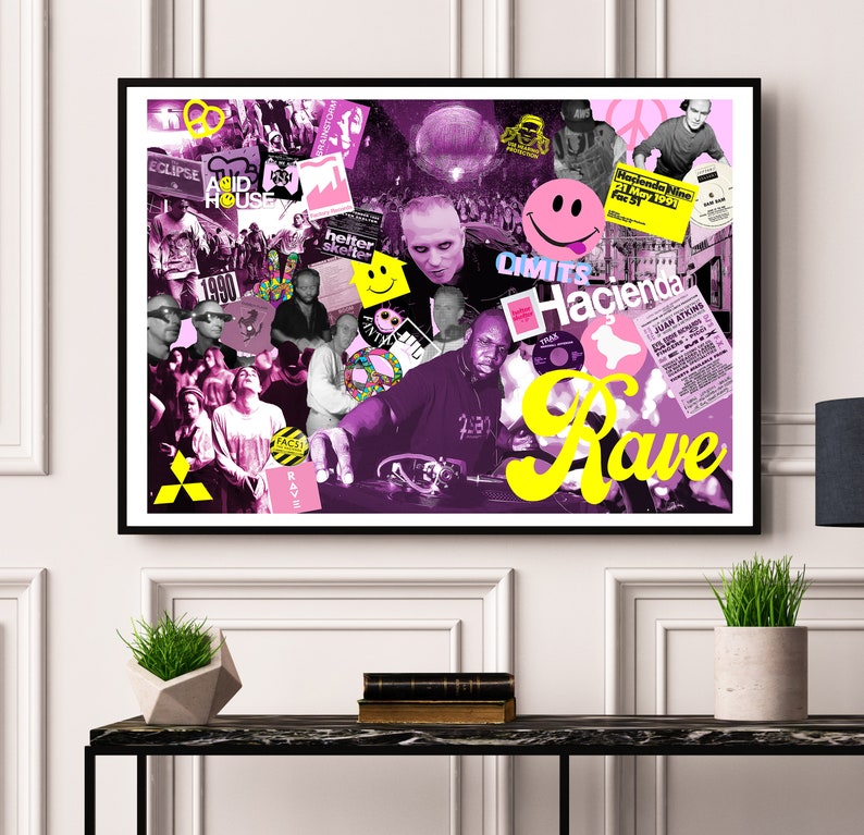 Rave Culture Limited Edition Print Acid House Print Acid | Etsy