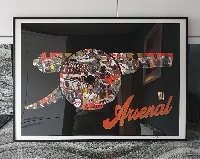 Arsenal History Limited Edition Print. Arsenal Gift Arsenal - Etsy UK