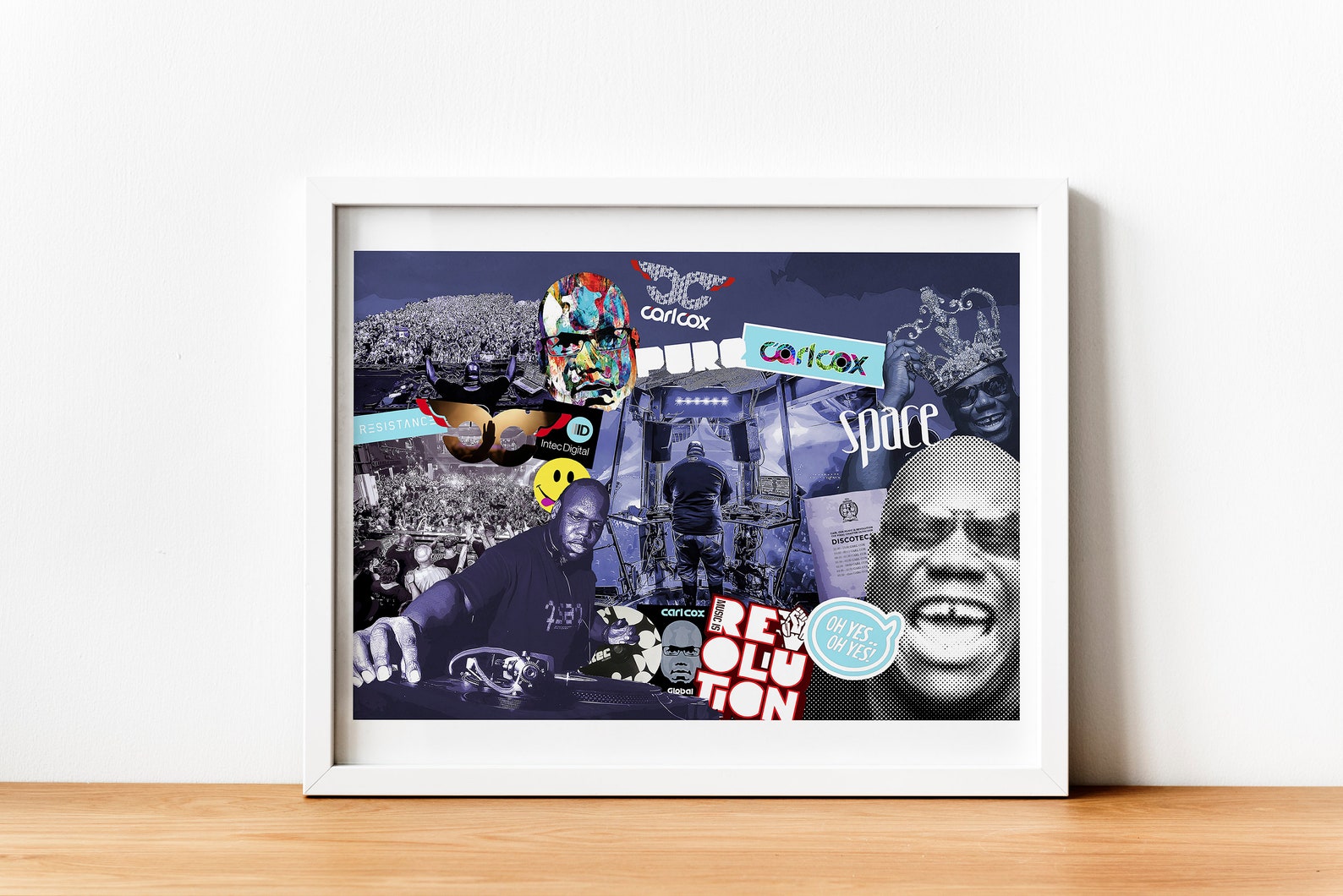 Carl Cox Tribute Limited Edition Print. Carl Cox Space Acid - Etsy UK