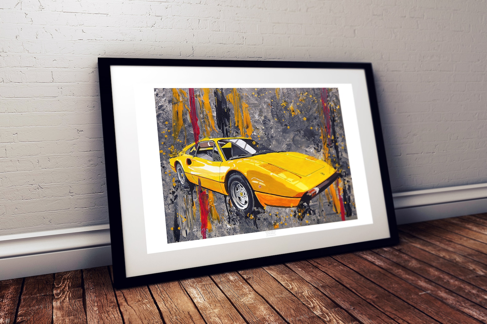 Ferrari 308 GTB - Limited Edition Print. Ferrari 308 Print, Ferrari 308 ...