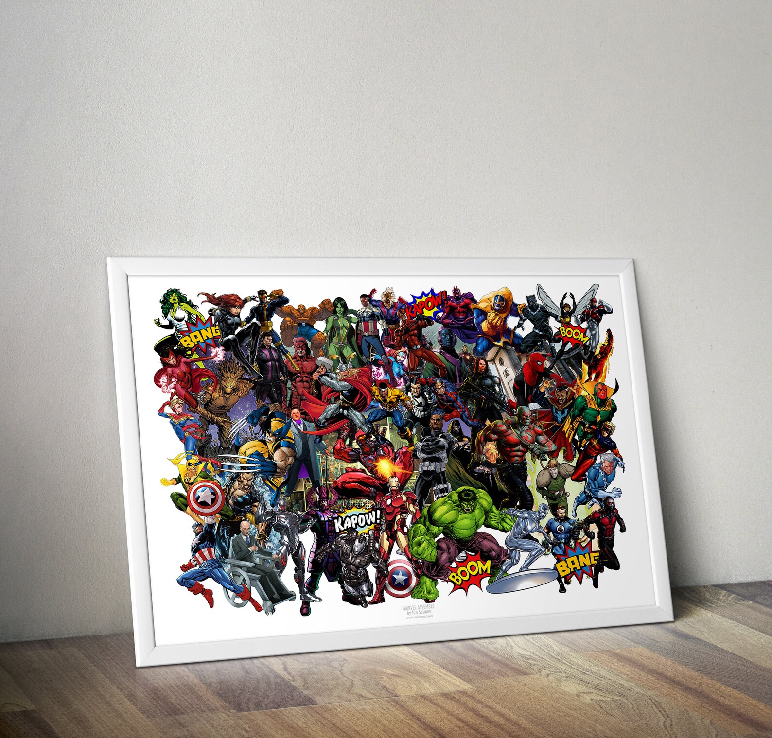 Marvel Assemble - Limited Edition Print. the Avengers Print, Marvel ...