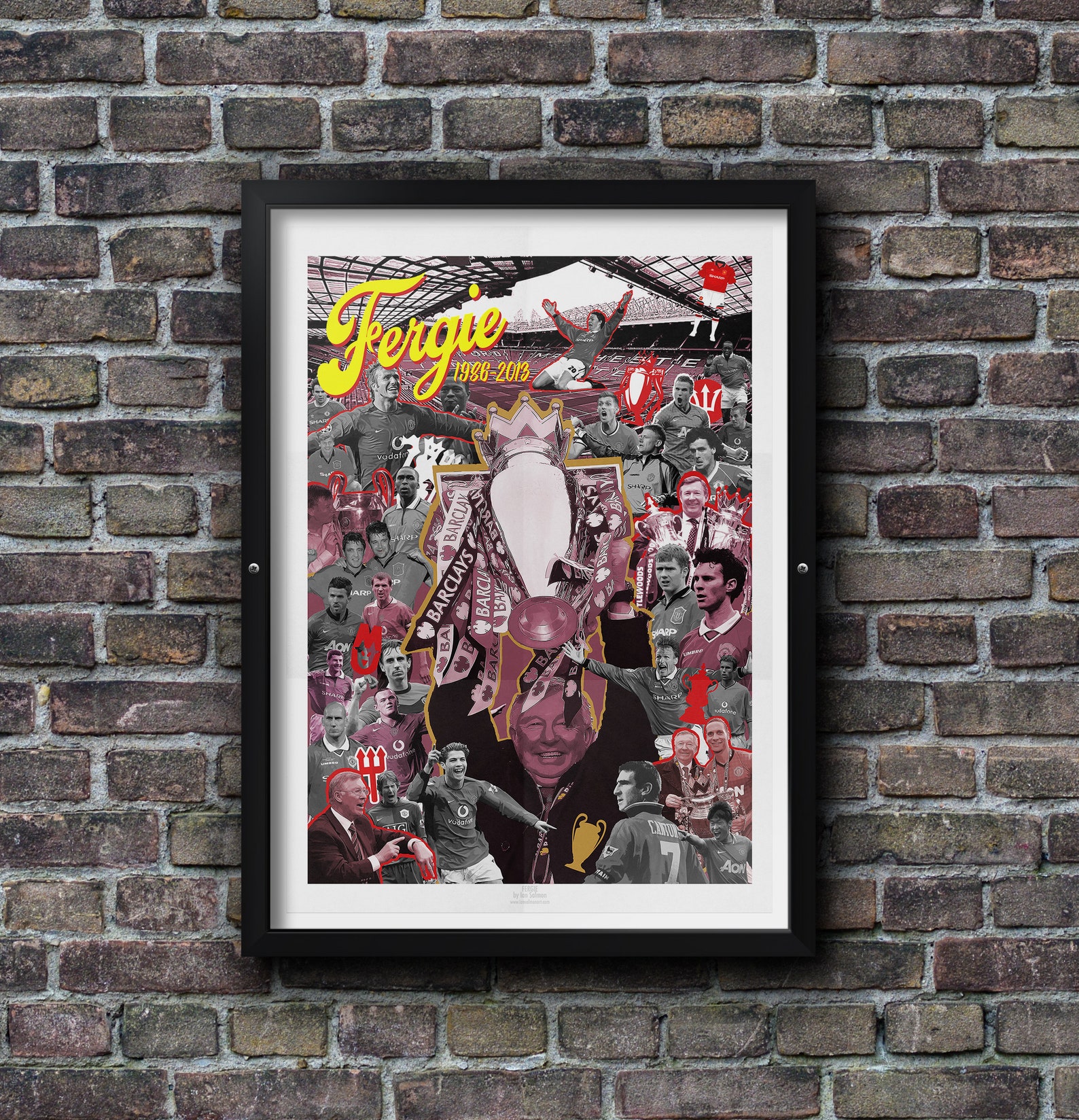 Alex Ferguson Tribute Limited Edition Print. Alex Ferguson - Etsy