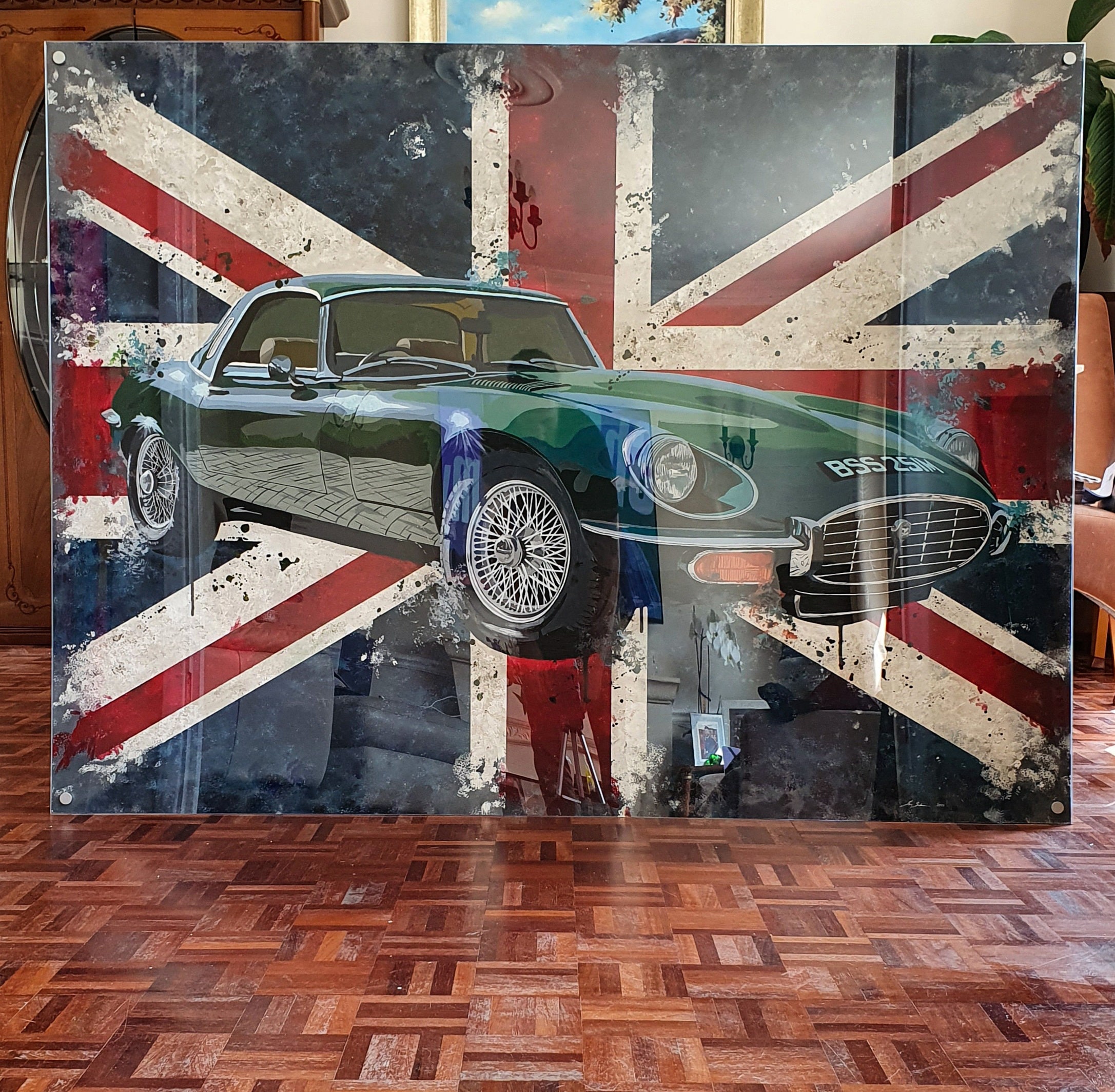 Jaguar E-type Series 3 V12 Limited Edition Print. Jaguar Car - Etsy UK