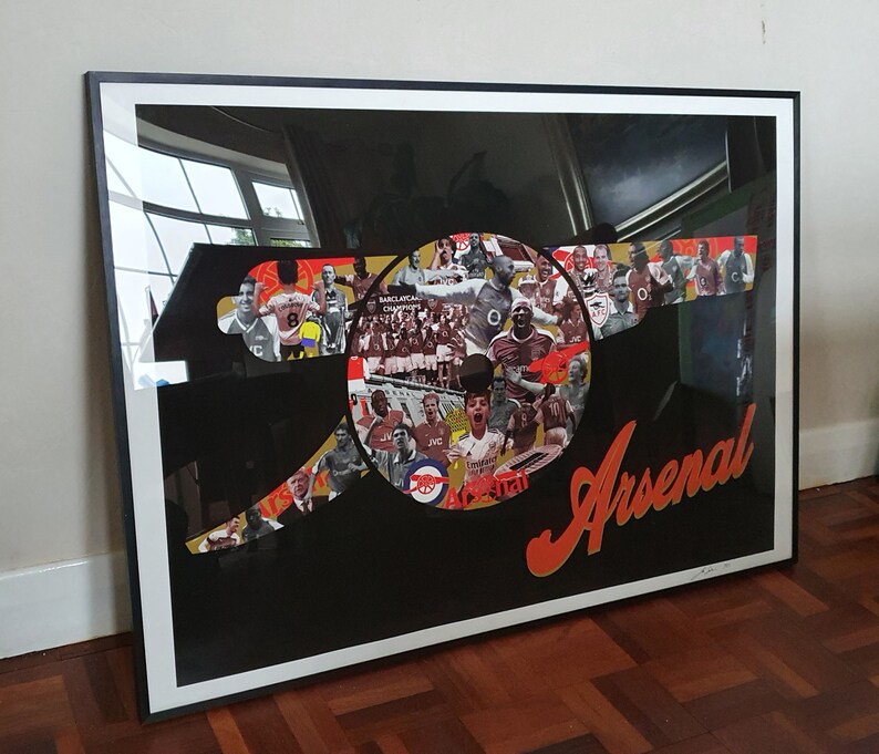 Arsenal History Limited Edition Print. Arsenal Gift Arsenal - Etsy UK