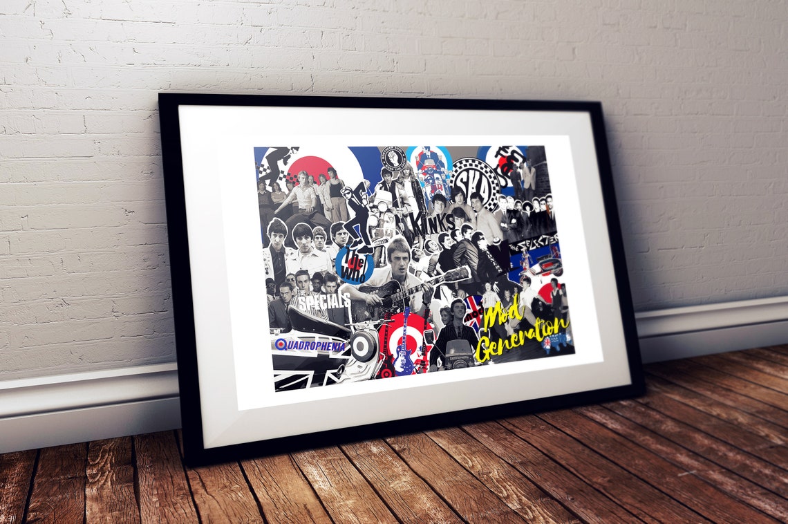 Mod Generation Limited Edition Print. Mod wall art Mod | Etsy