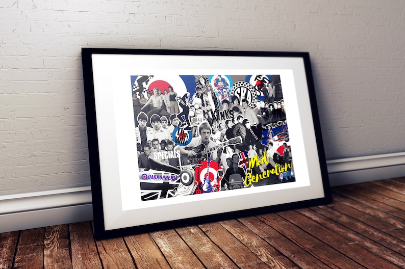 Mod Generation Limited Edition Print. Mod Wall Art Mod | Etsy