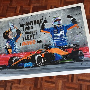 Daniel Ricciardo - Limited Edition Print. Daniel Ricciardo Poster ...