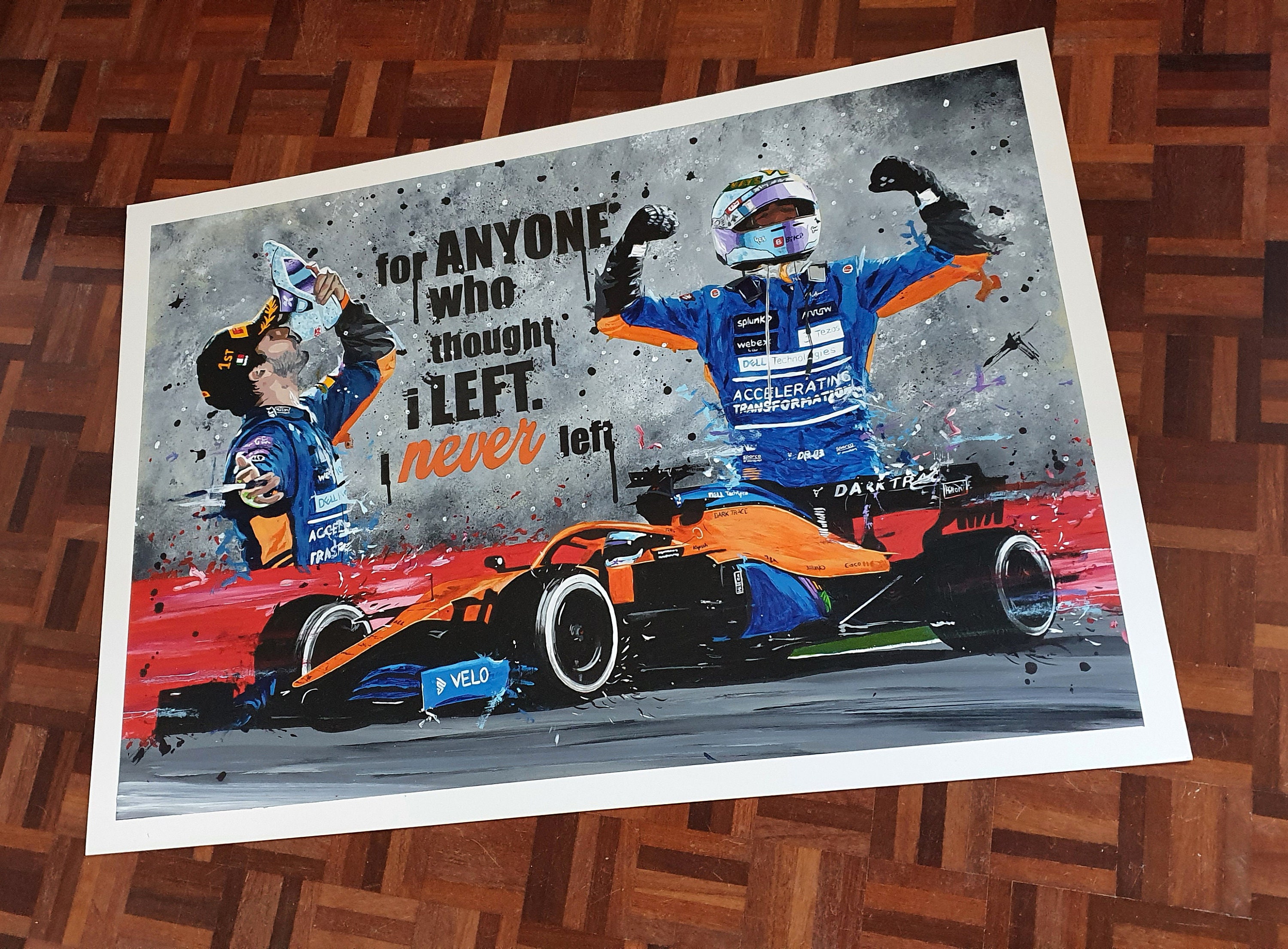 Daniel Ricciardo - Limited Edition Print. Daniel Ricciardo Poster ...