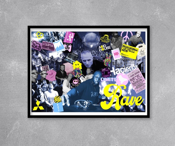 Rave Culture Limited Edition Print Acid House Print Acid | Etsy