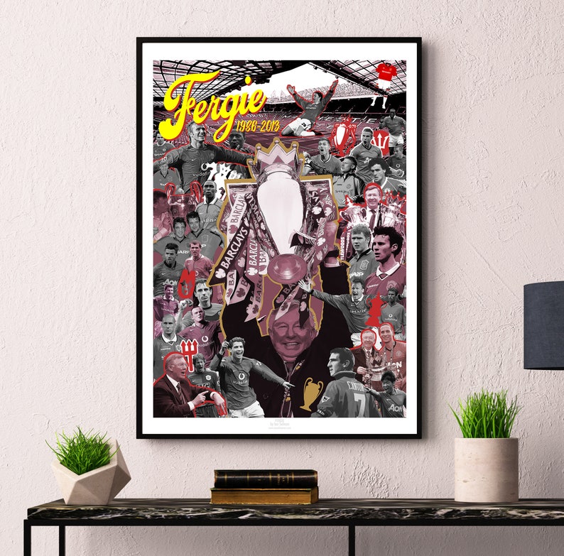 Alex Ferguson Tribute Limited Edition Print. Alex Ferguson - Etsy