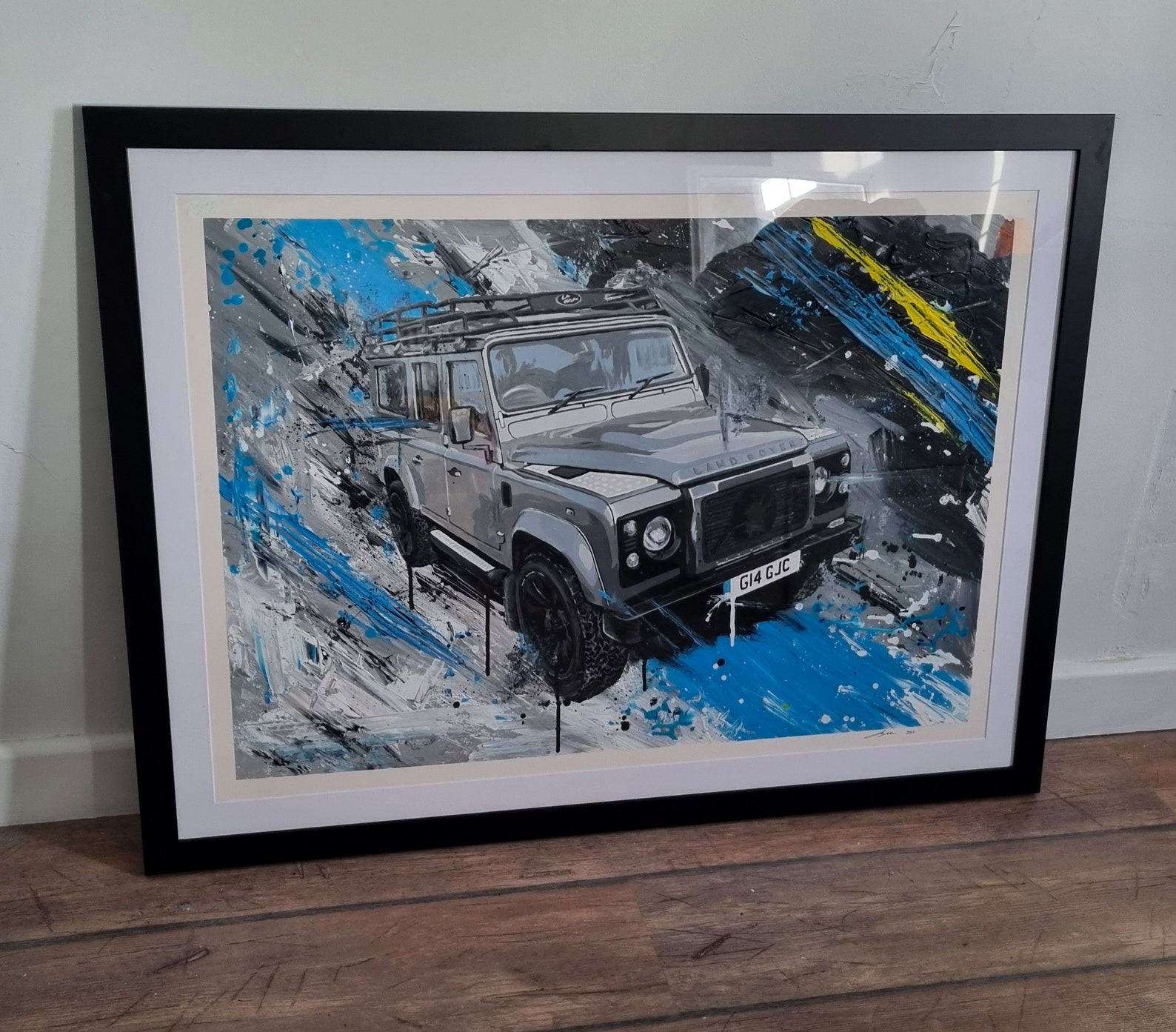 Land Rover Defender - Limited Edition Print. Land Rover Defender Wall ...