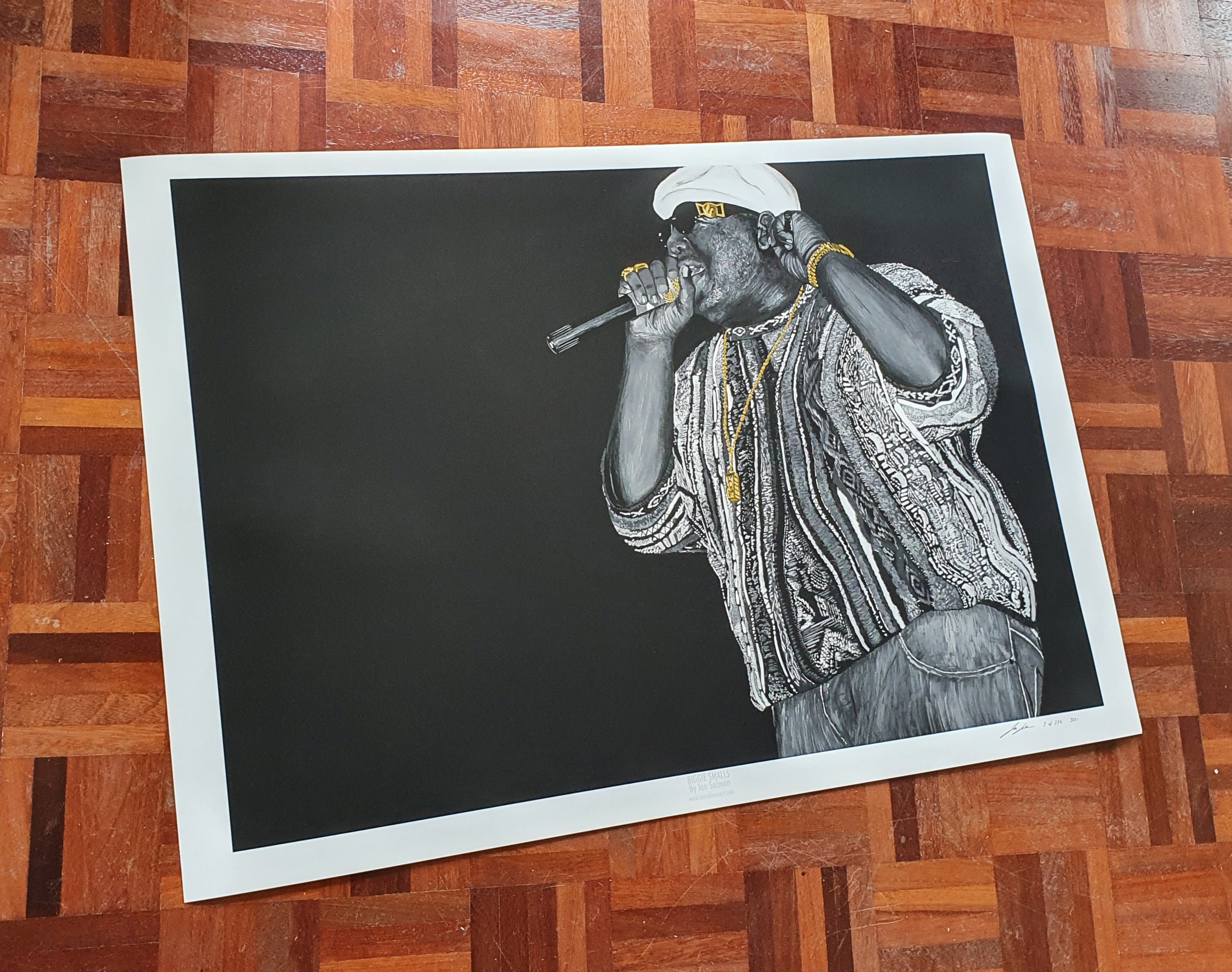 Biggie Smalls Limited Edition Print. Notorious BIG Print | Etsy