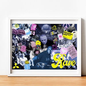 Rave Culture - Limited Edition Print. Acid House Print, Acid House Wall ...