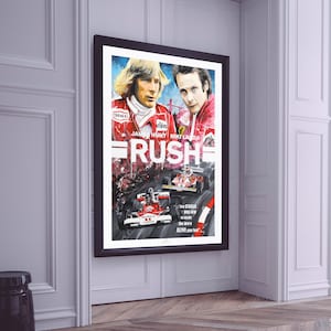 Rush - Limited Edition Print. Rush Movie Print, Rush Film Print, Rush ...
