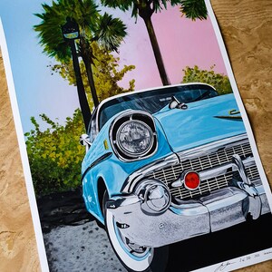 1957 Chevrolet - Limited Edition Print. 1957 Chevrolet Poster, 57 Chevy ...