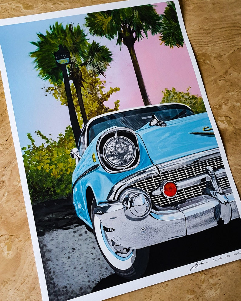 1957 Chevrolet - Limited Edition Print. 1957 Chevrolet Poster, 57 Chevy ...
