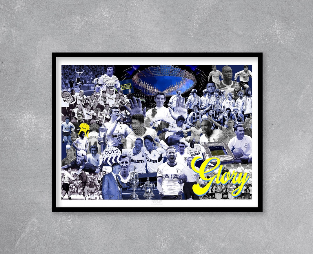 Spurs History - Limited Edition Print. Tottenham Hotspur Decor ...