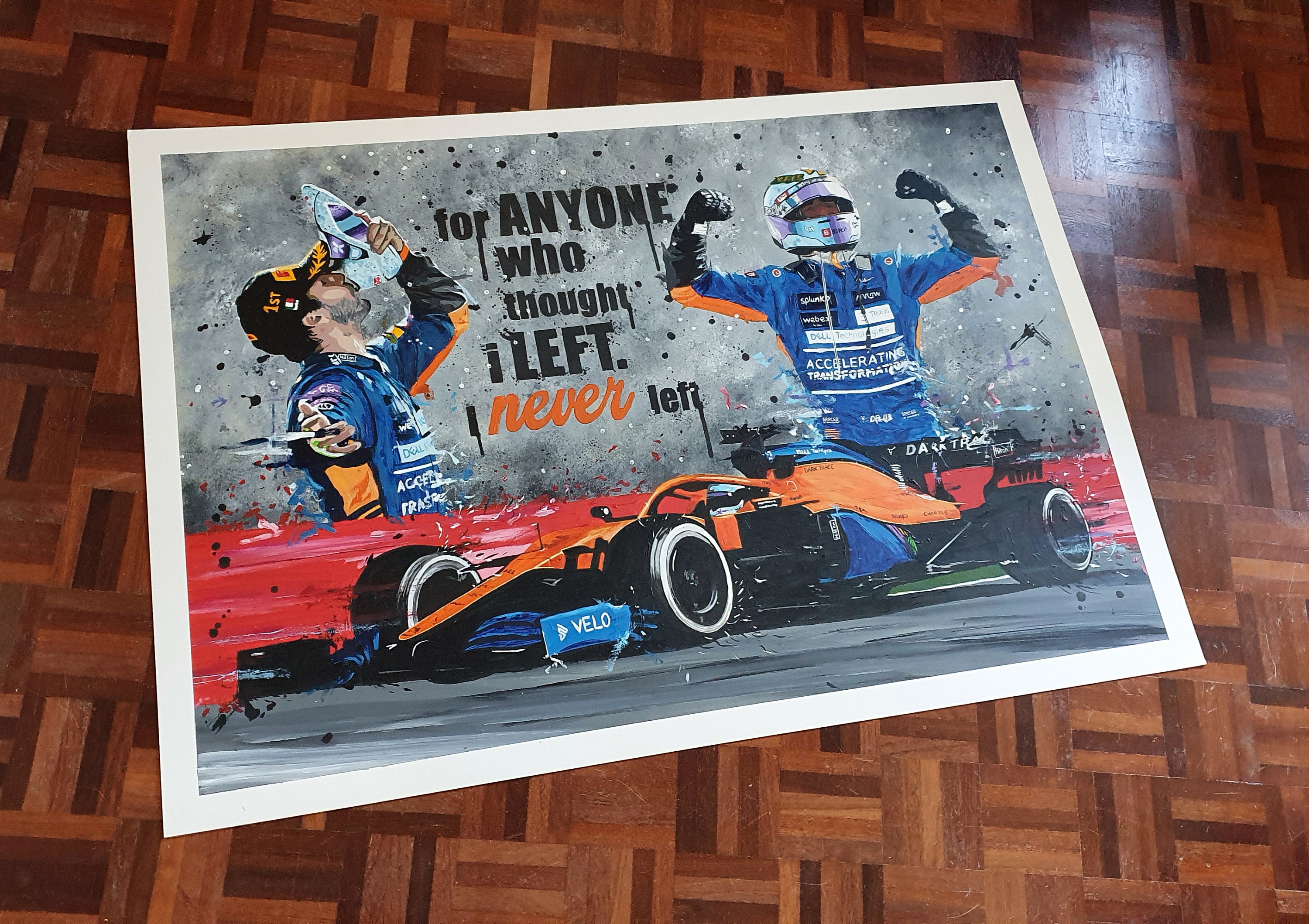 Daniel Ricciardo - Limited Edition Print. Daniel Ricciardo Poster ...