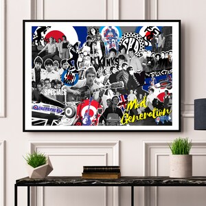 Mod Generation - Limited Edition Print. Mod Wall Art, Mod Culture ...