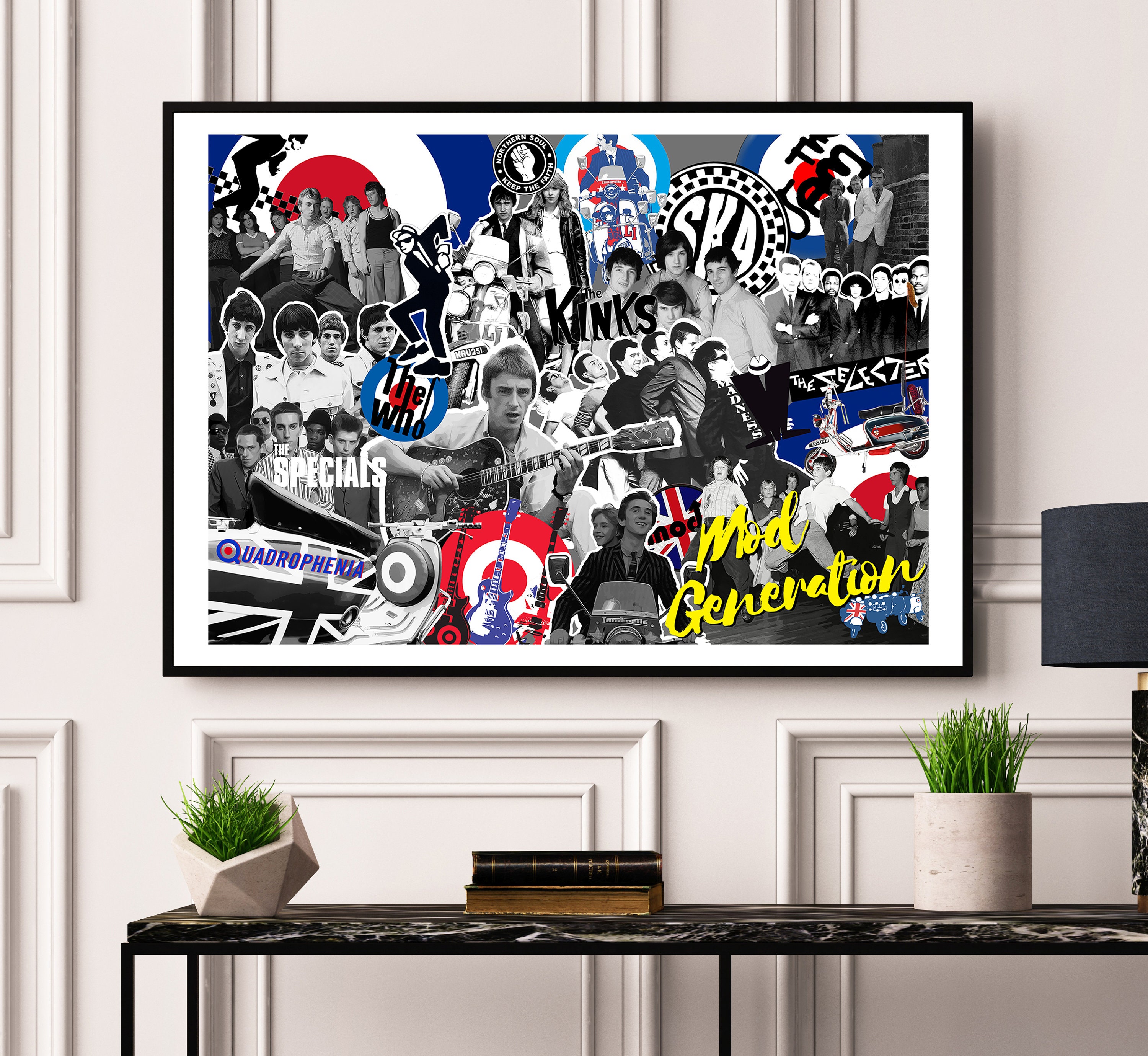 Mod Generation Limited Edition Print. Mod wall art Mod | Etsy