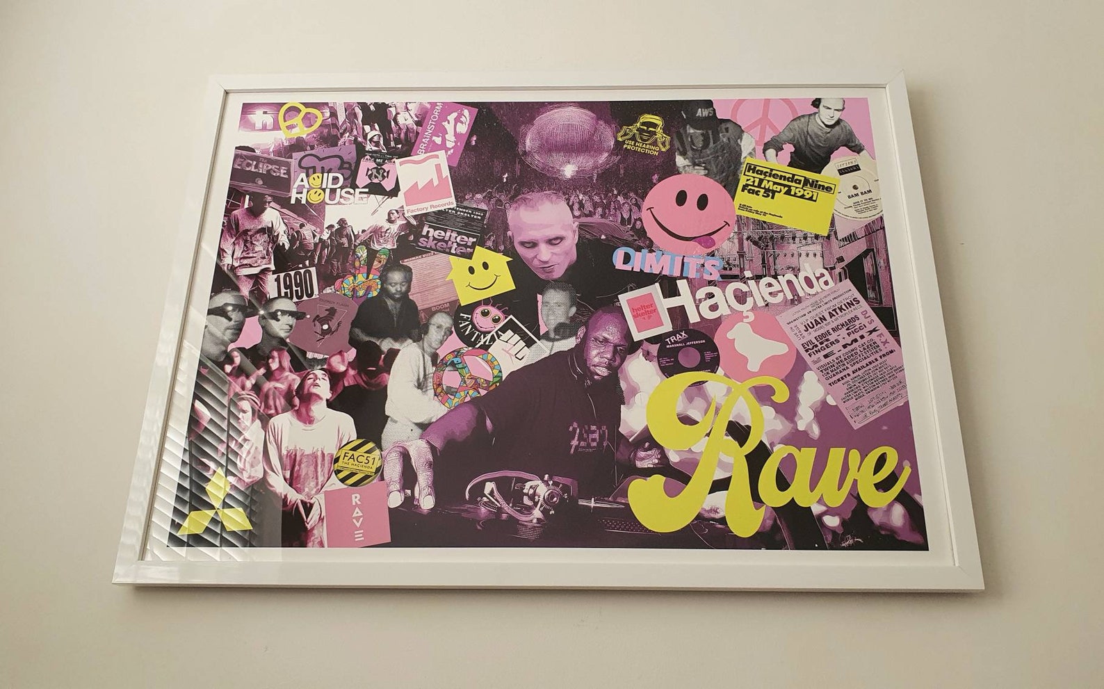 Rave Culture Limited Edition Print Acid House Print Acid | Etsy