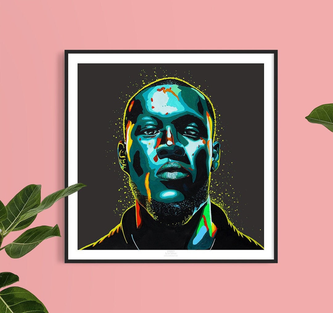 Stormzy - Limited Edition Print. Stormzy Wall Art, Hip Hop Poster ...