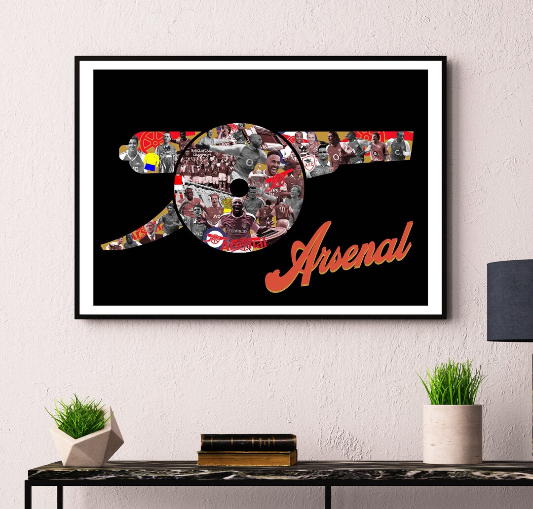 Arsenal History - Limited Edition Print. Arsenal FC Gift, Arsenal FC ...