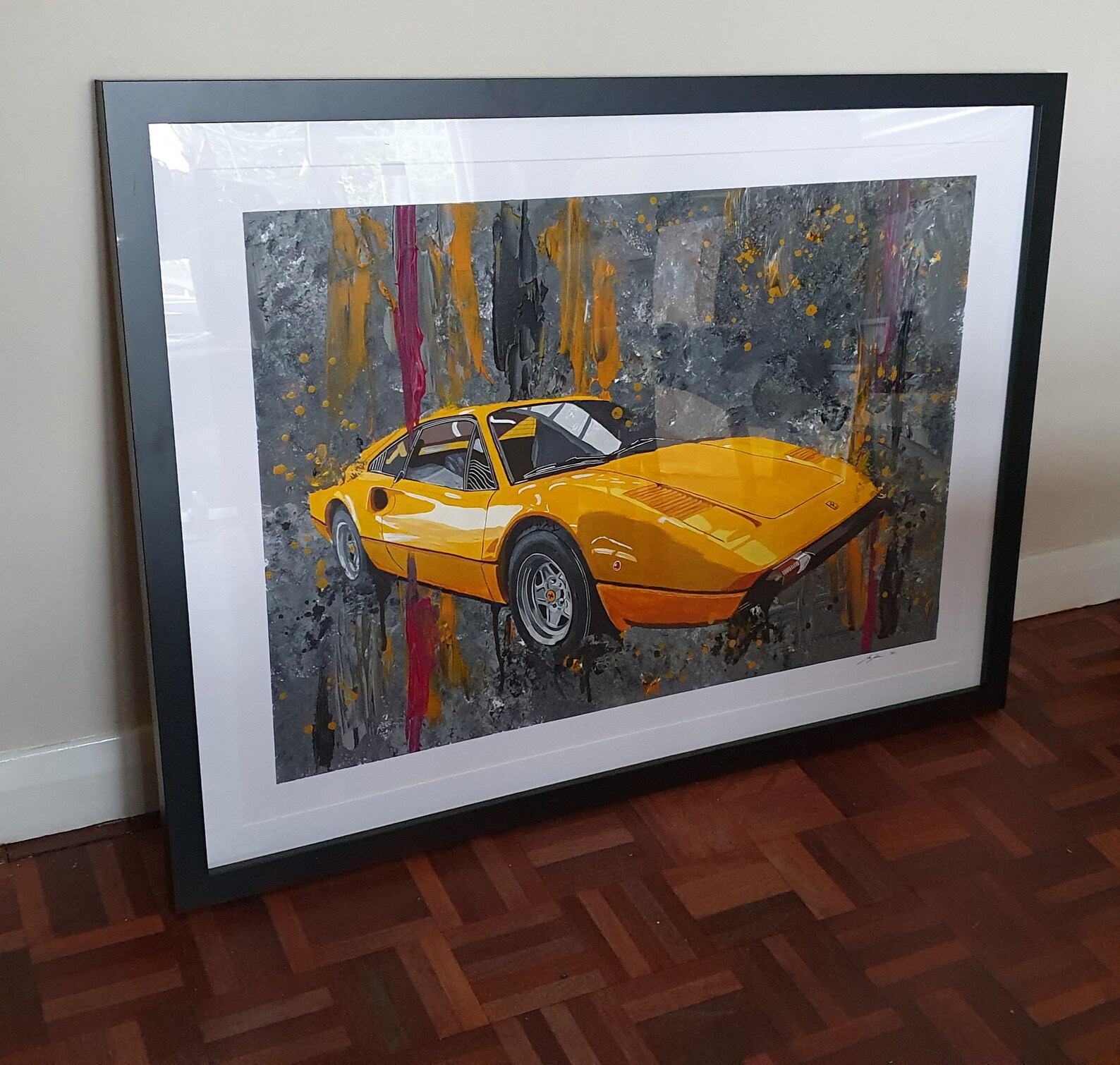 Ferrari 308 GTB - Limited Edition Print. Ferrari 308 Print, Ferrari 308 ...