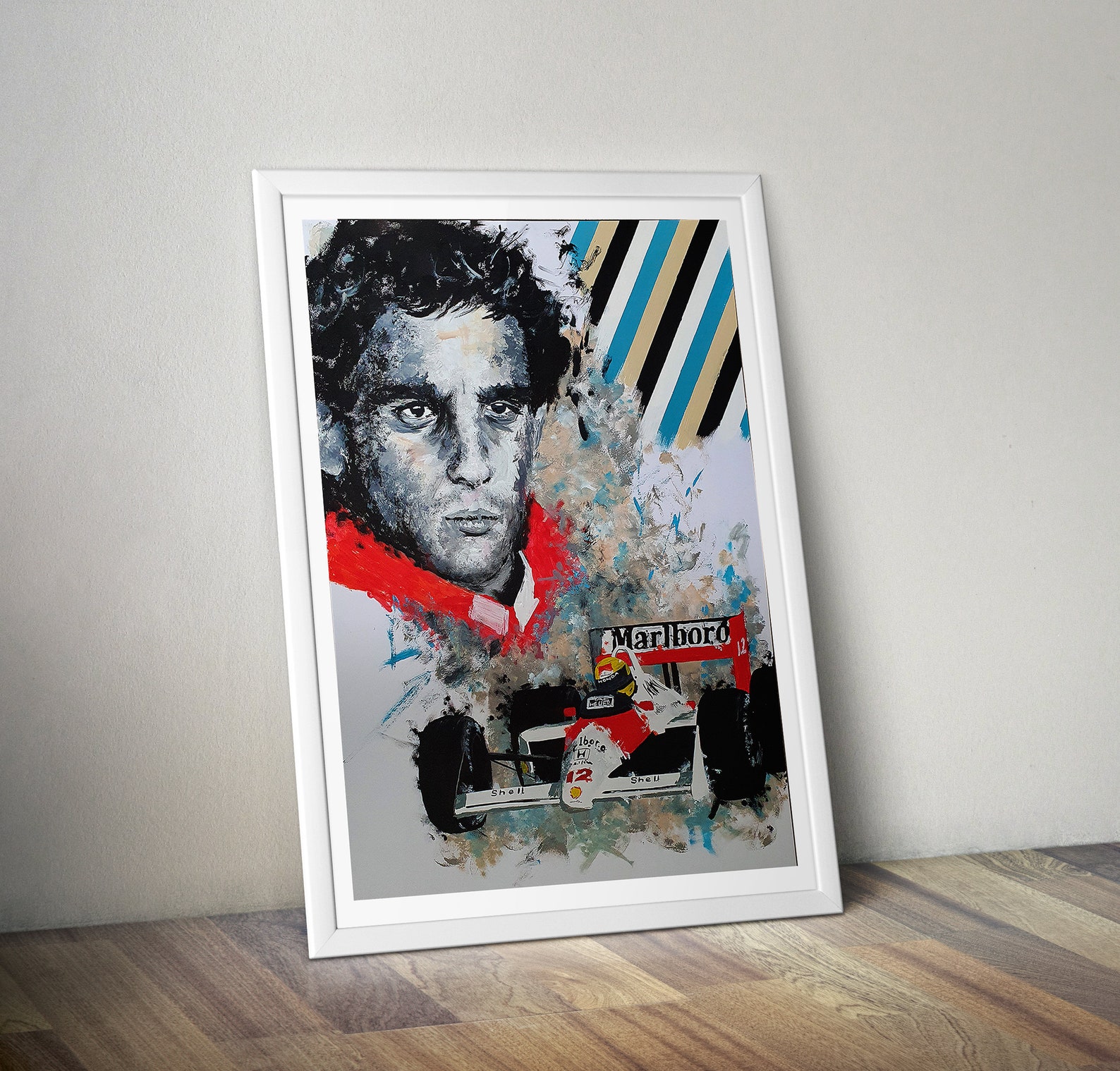 Ayrton Senna Limited Edition Print. Ayrton Senna Wall Art | Etsy UK