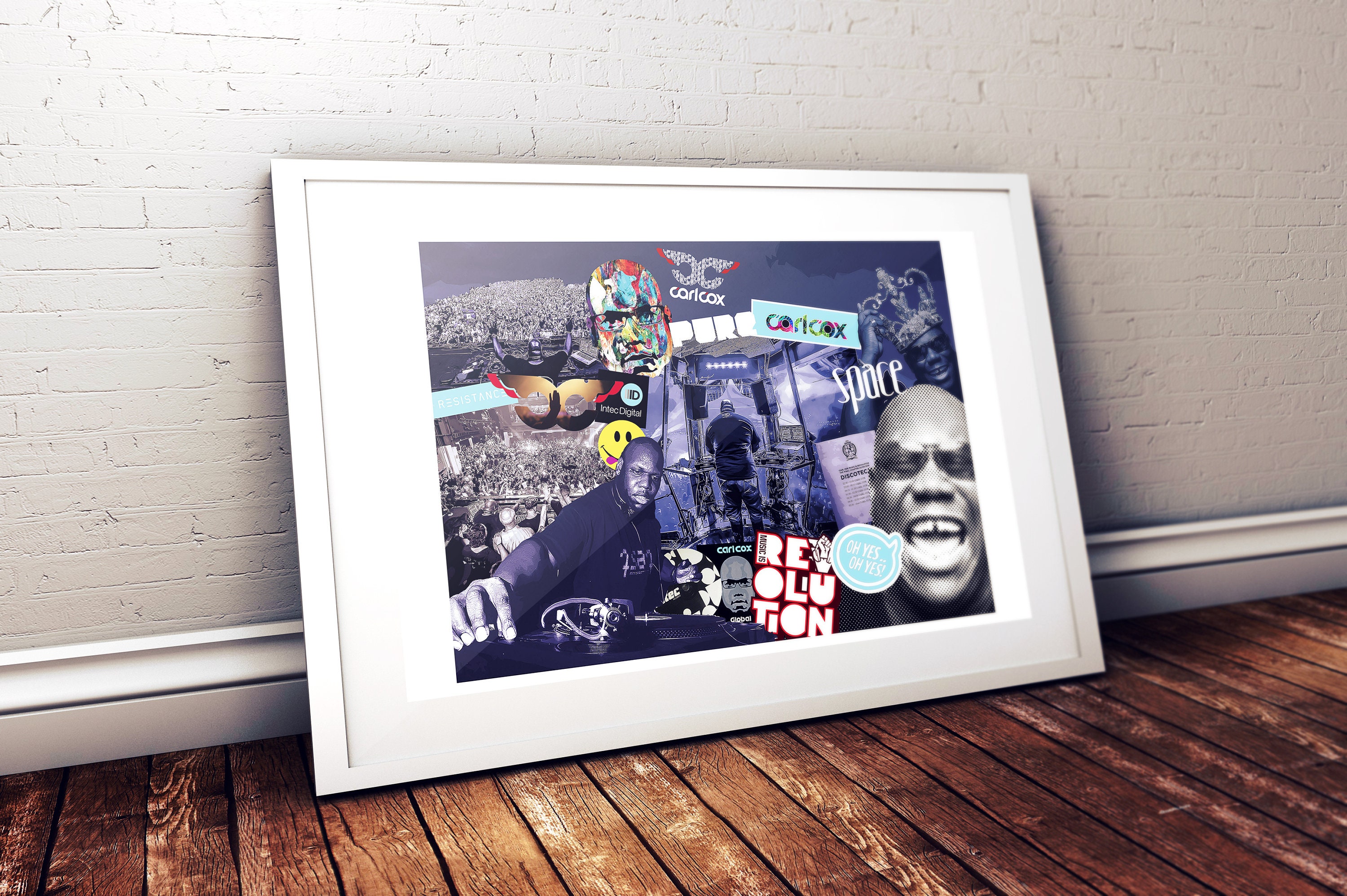 Carl Cox Tribute - Limited Edition Print. Carl Cox Gift, Acid House ...