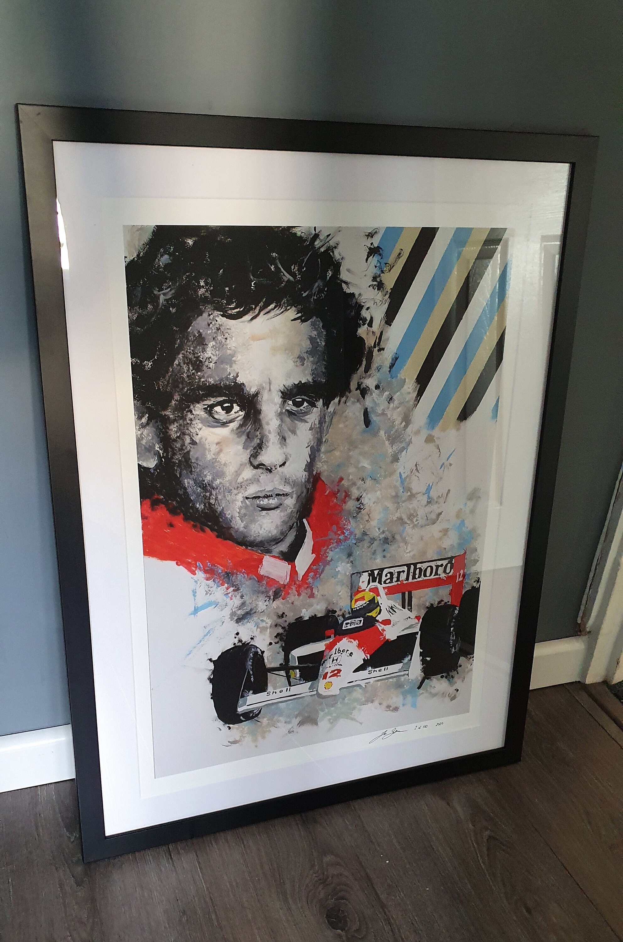Ayrton Senna Limited Edition Print. Ayrton Senna Wall Art | Etsy UK