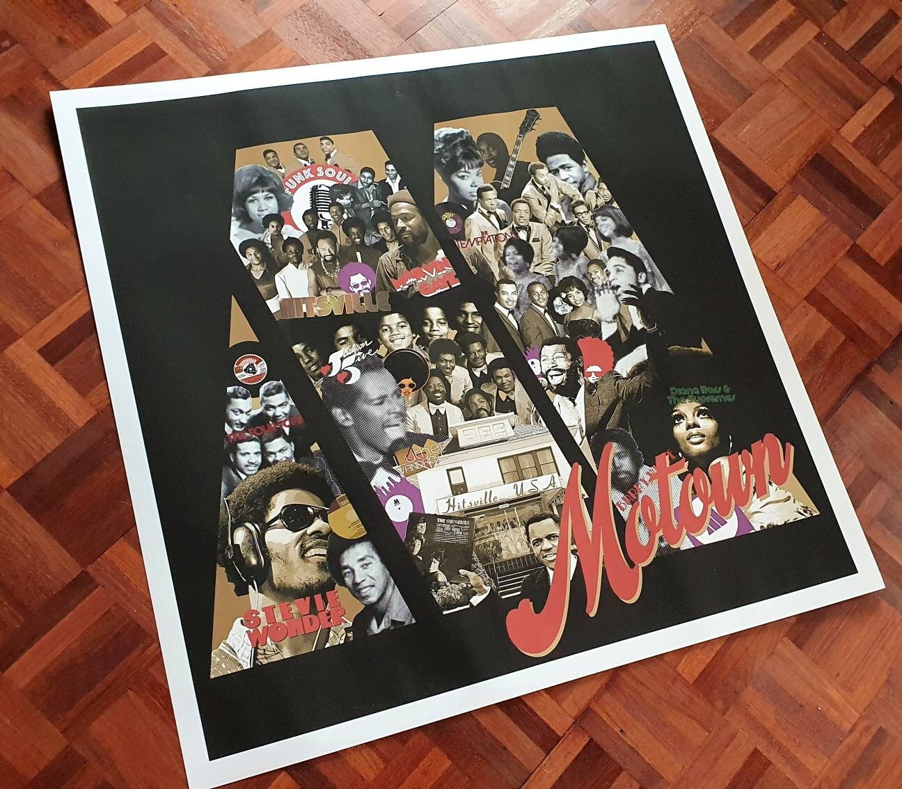 Motown History - Limited Edition Print. Motown Music Art, Motown Print ...
