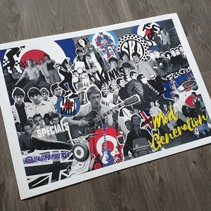 Mod Generation - Limited Edition Print. Mod Wall Art, Mod Culture ...
