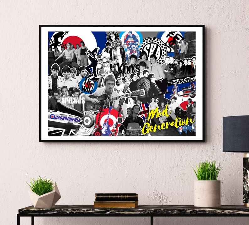 Mod Generation Limited Edition Print. Mod Wall Art Mod | Etsy