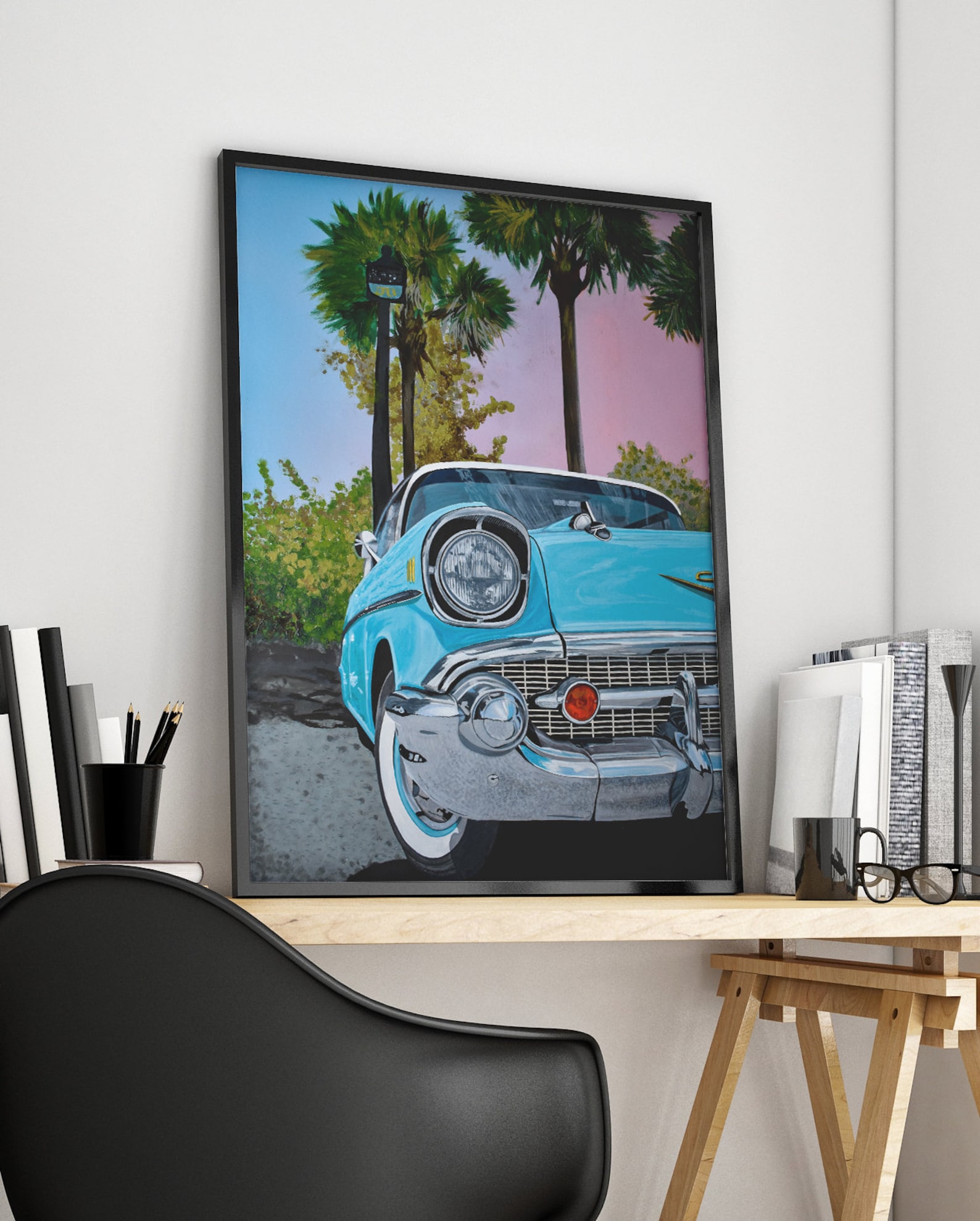 1957 Chevrolet - Limited Edition Print. 1957 Chevrolet Poster, 57 Chevy ...