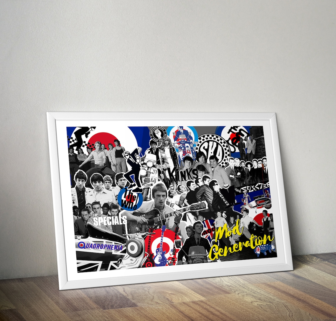 Mod Generation Limited Edition Print. Mod Wall Art Mod | Etsy