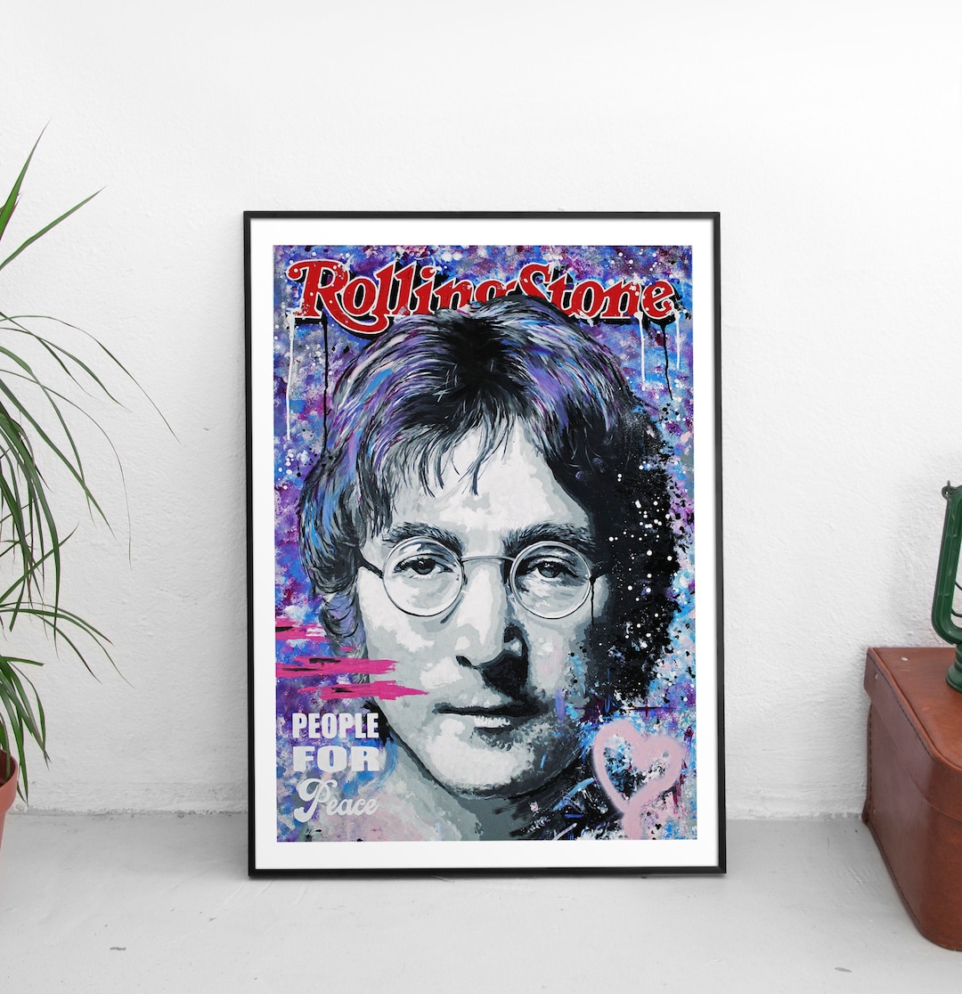 John Lennon - Limited Edition Print. John Lennon Wall Art, the Beatles ...