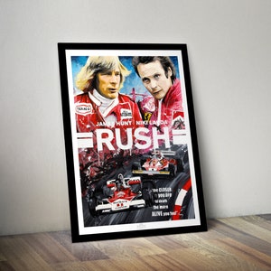 Rush - Limited Edition Print. Rush Movie Print, Rush Film Print, Rush ...