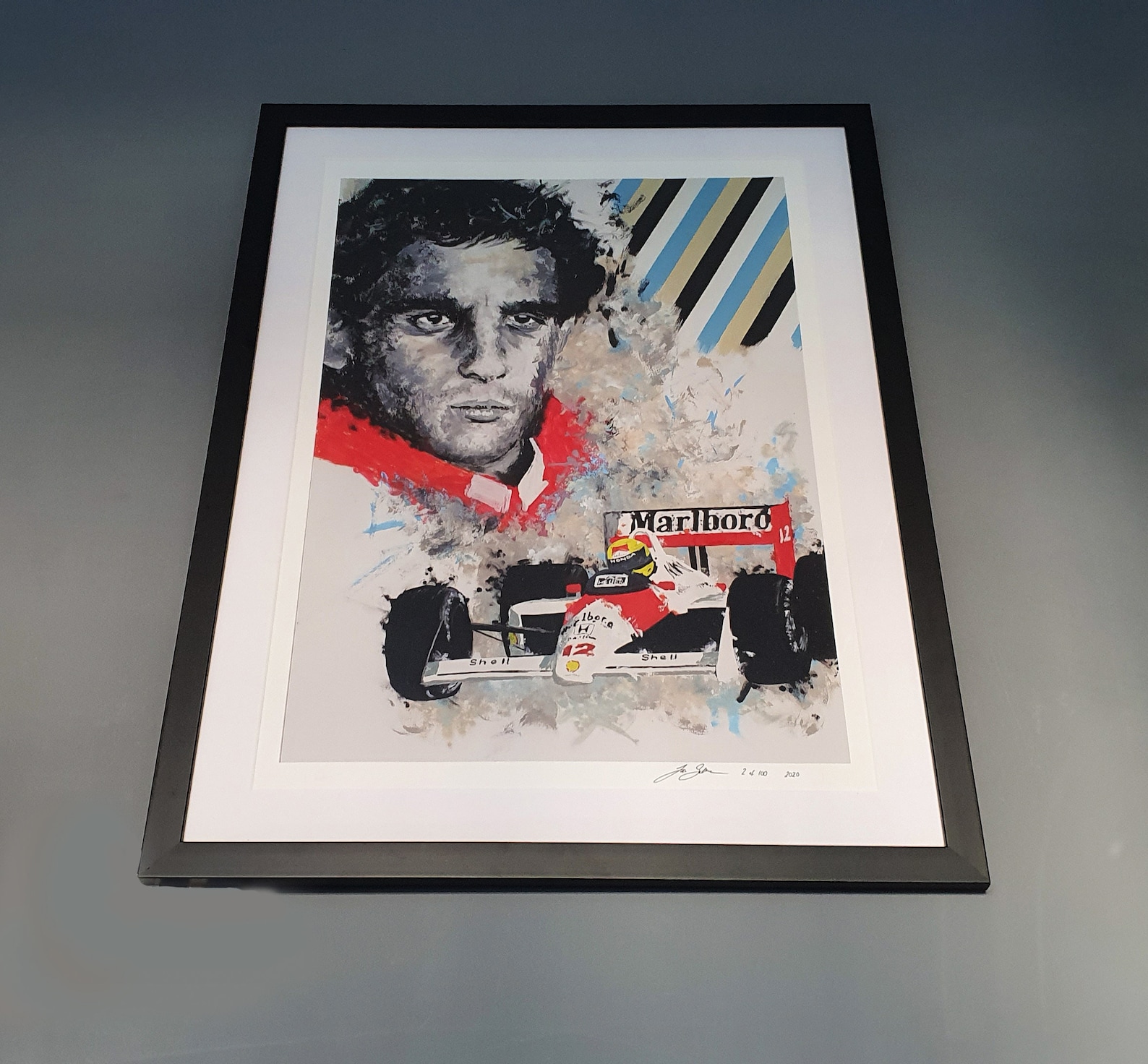 Ayrton Senna Limited Edition Print. Ayrton Senna Wall Art - Etsy UK