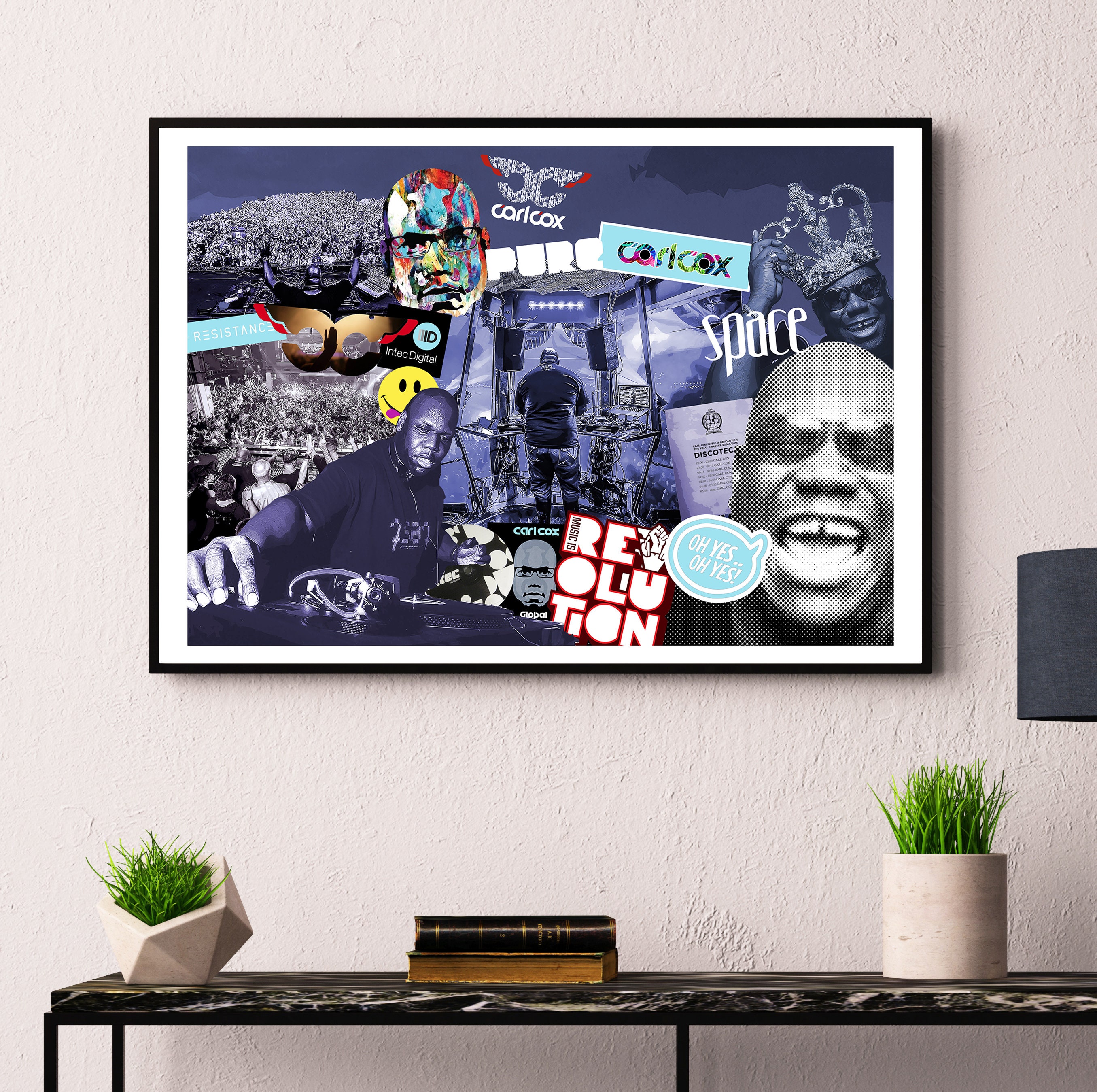 Carl Cox Tribute - Limited Edition Print. Carl Cox Gift, Acid House ...