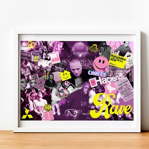 Rave Culture Limited Edition Print. Acid House Print, Acid House Wall ...