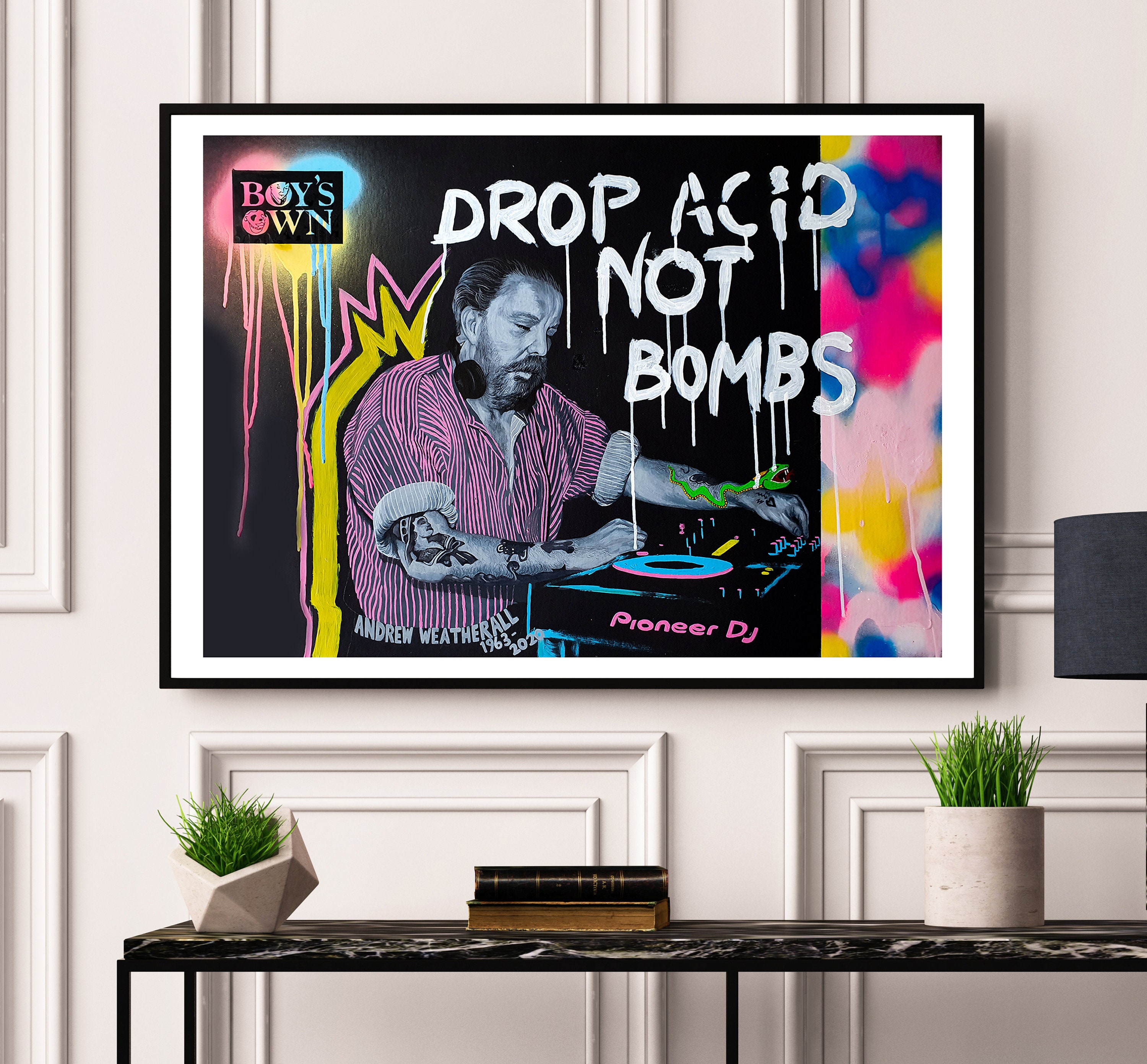 Andrew Weatherall Limited Edition Print. Dance Music Print - Etsy UK