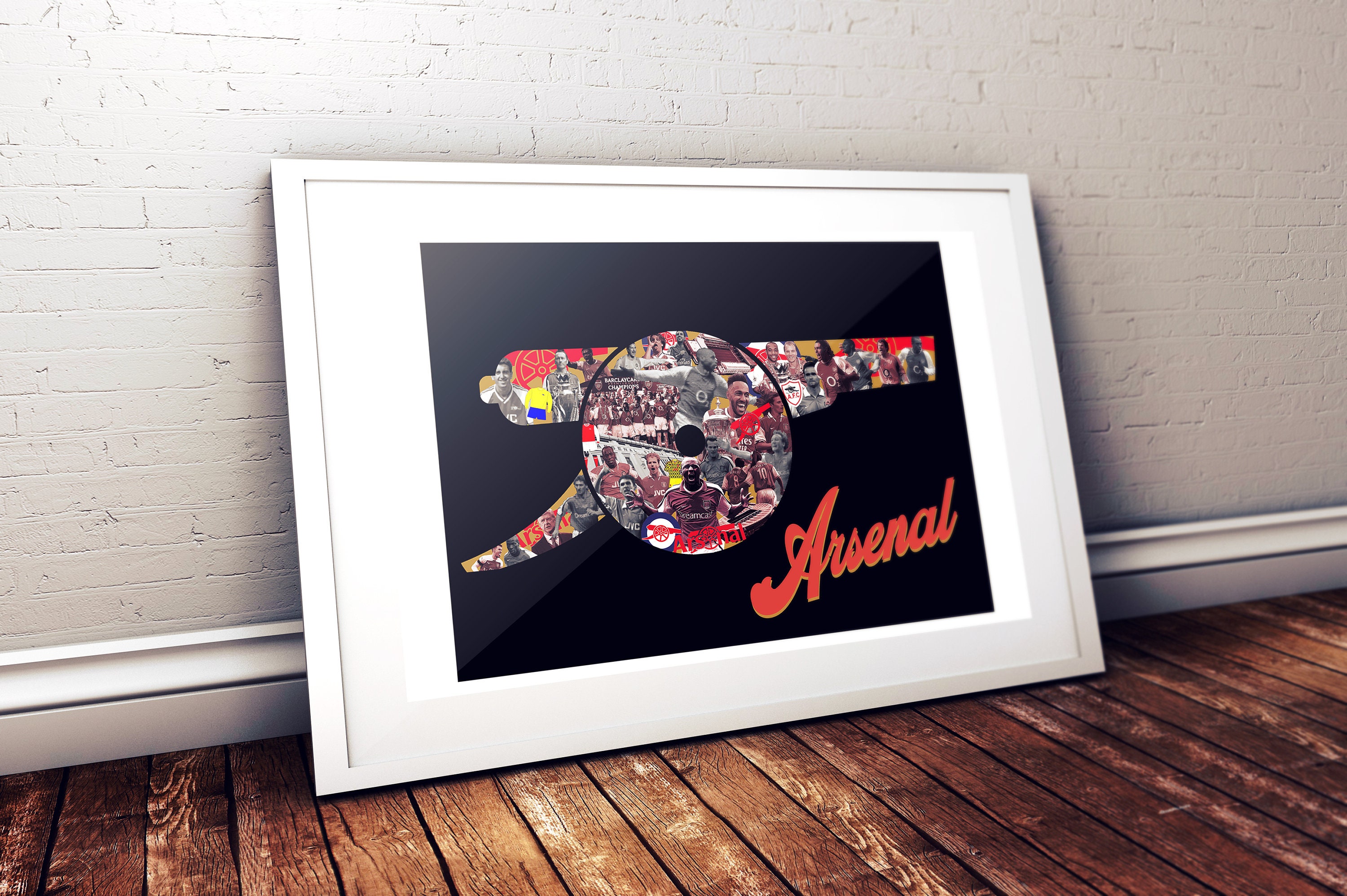 Arsenal History Limited Edition Print. Arsenal Gift Arsenal - Etsy UK