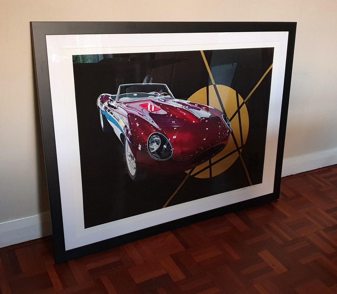 Jaguar E-type Limited Edition Print. Jaguar Car Art Jaguar - Etsy UK
