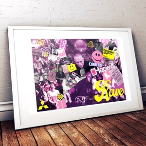 Rave Culture Limited Edition Print. Acid House Print, Acid House Wall ...