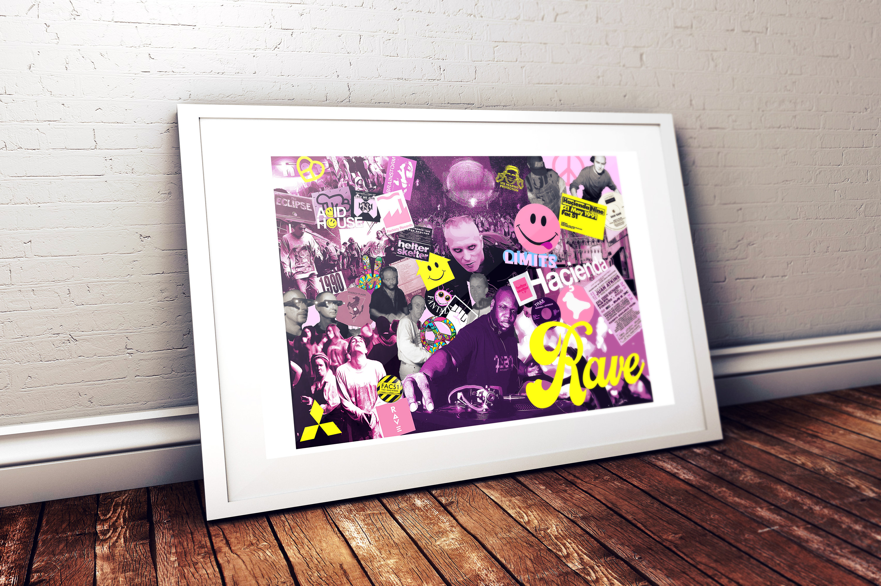 Rave Culture Limited Edition Print Acid House Print Acid | Etsy