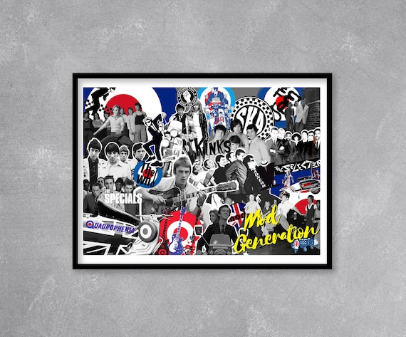 Mod Generation Limited Edition Print. Mod Wall Art Mod - Etsy