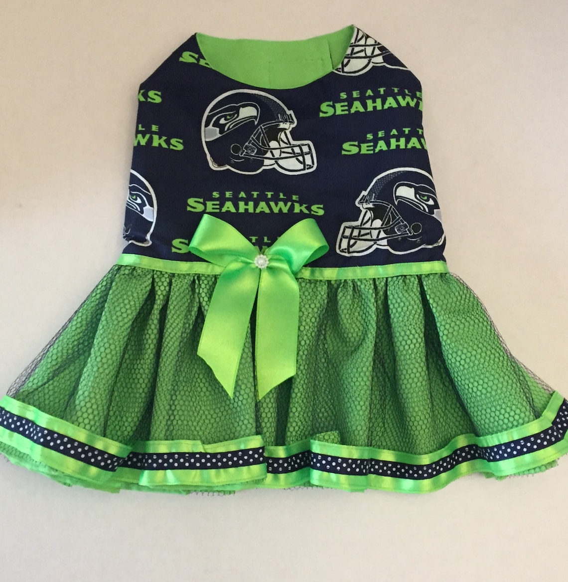 Seattle Seahawks Dog Dress Dog Tutu Dress Seattle Seahawks | Etsy