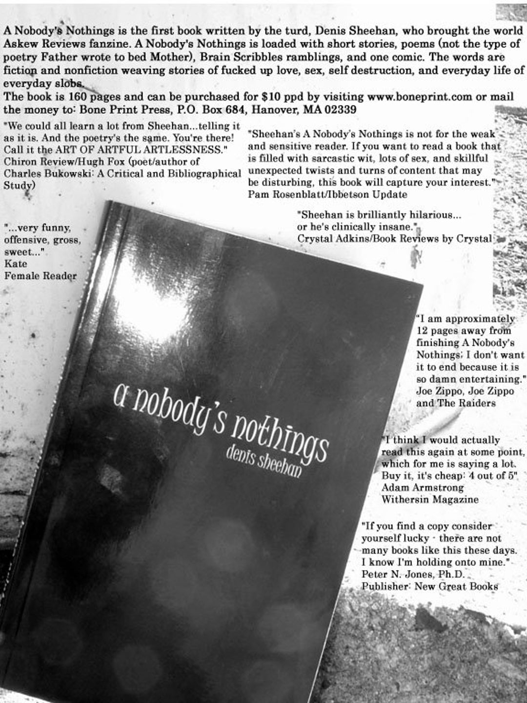 A Nobody's Nothings by Denis M. Sheehan - Etsy